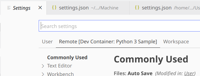 Remote Container does not respect workspace's integrated shell setting ...