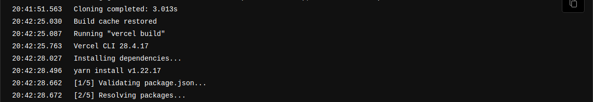 Build Failed · vercel vercel · Discussion #8932 · GitHub