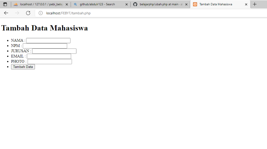 GitHub - TAMARAFEBY/UTS_CRUD