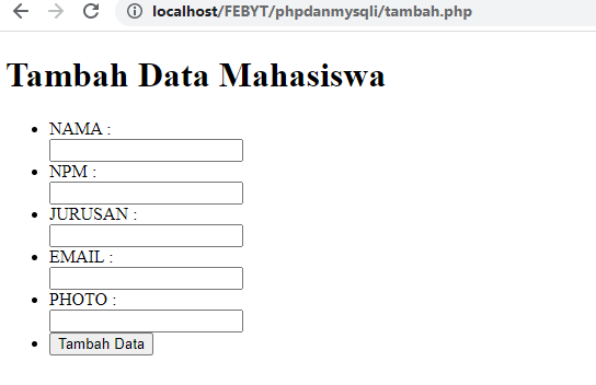 GitHub - TAMARAFEBY/SISTEM-LOGIN: Belajar PHP sistem login