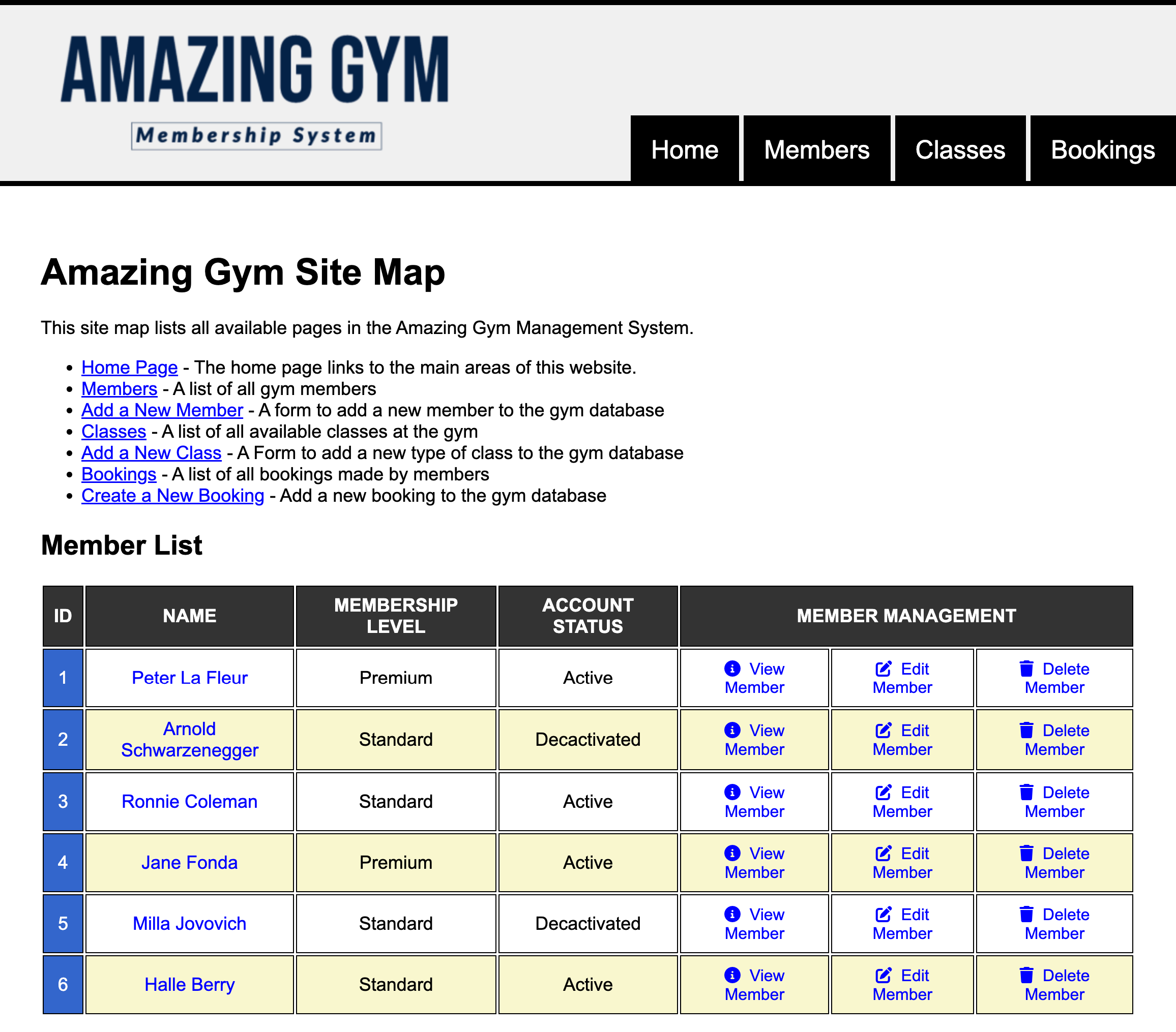 GitHub - kevinmuldoon-github/gym-membership-system
