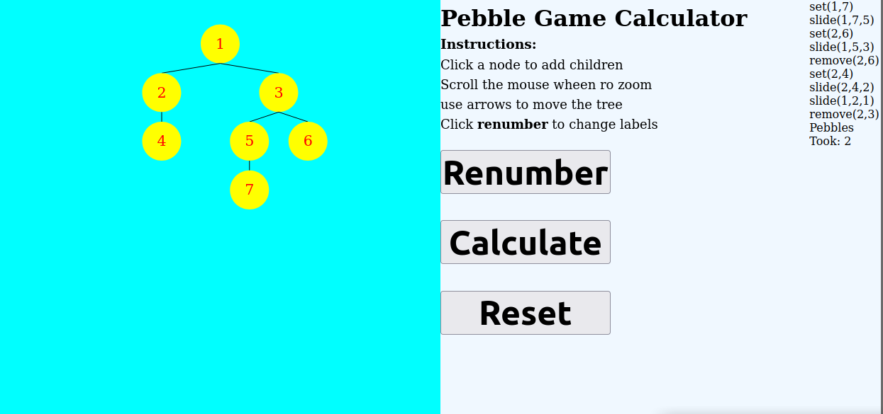 GitHub - qaioz/PebbleGame