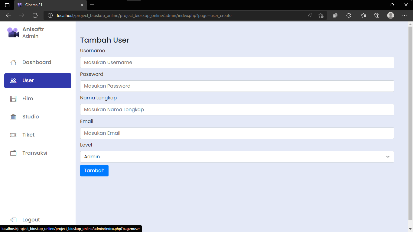 GitHub - Praktikum-PBW/4a-projek-8-bioskop-online