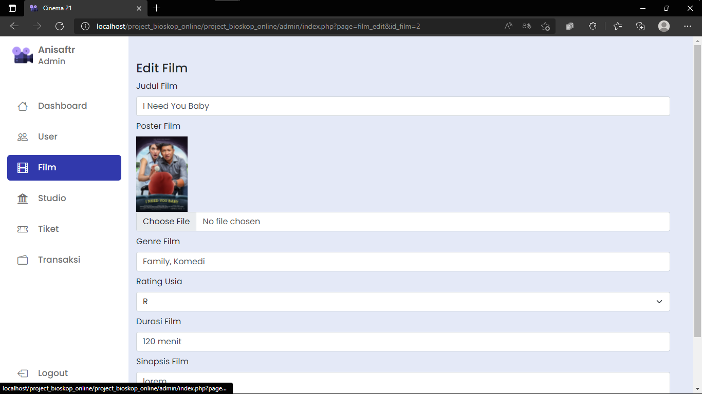 GitHub - Praktikum-PBW/4a-projek-8-bioskop-online