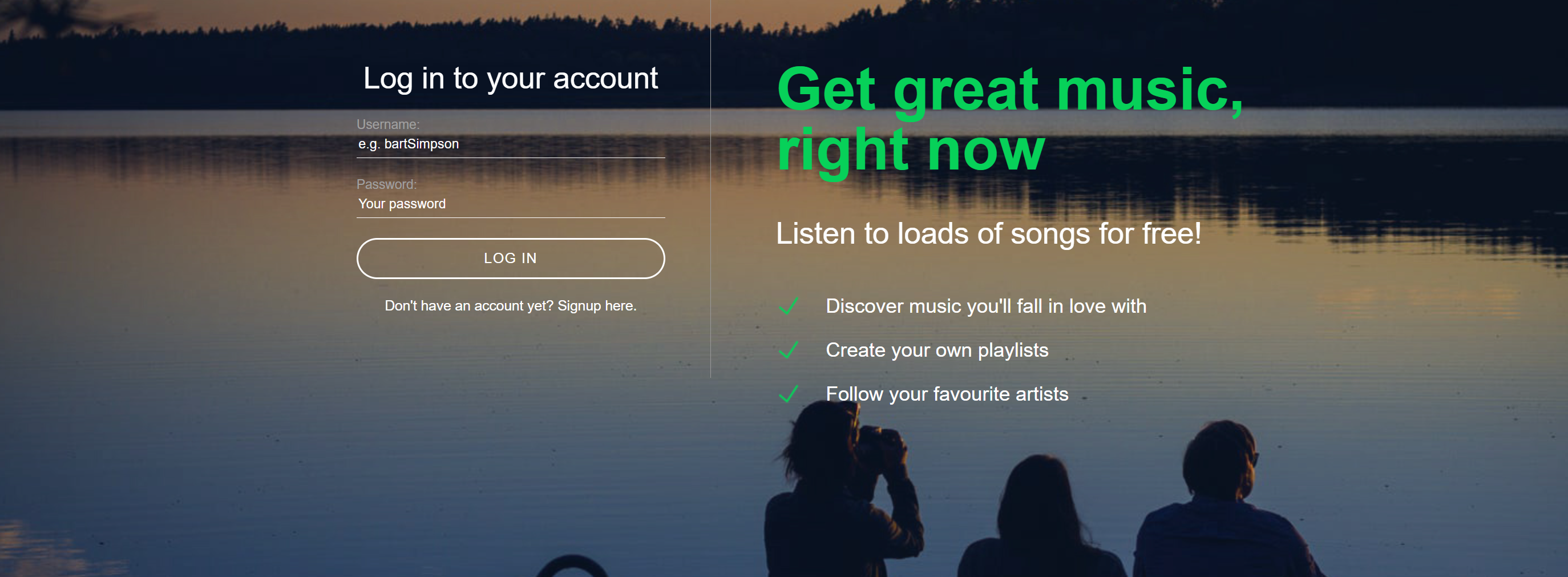 GitHub - ShanTheWan/spotify-klon