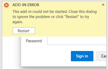 PowerPoint Add-in with WebView2 gives error on Windows authentication ...