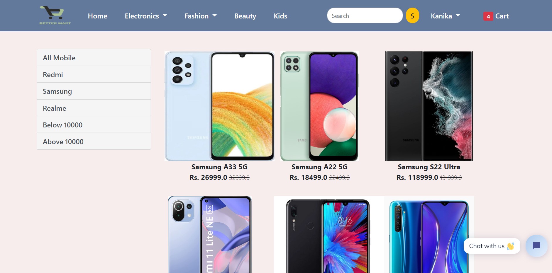 GitHub - utsav-04/Better-Mart-E-commerce