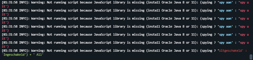 1.16.5: Missing JavaScript library · Issue #1225 · kangarko/ChatControl ...