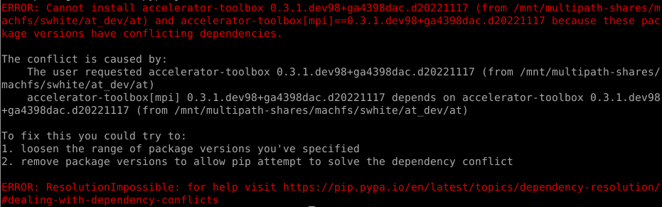 pip install -e not working with MPI · Issue #518 · atcollab/at · GitHub