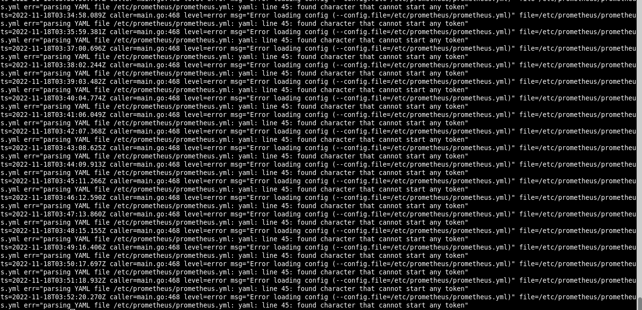 Error reading Prometheus: Post "http://mk_prometheus:9090/api/v1/query ...