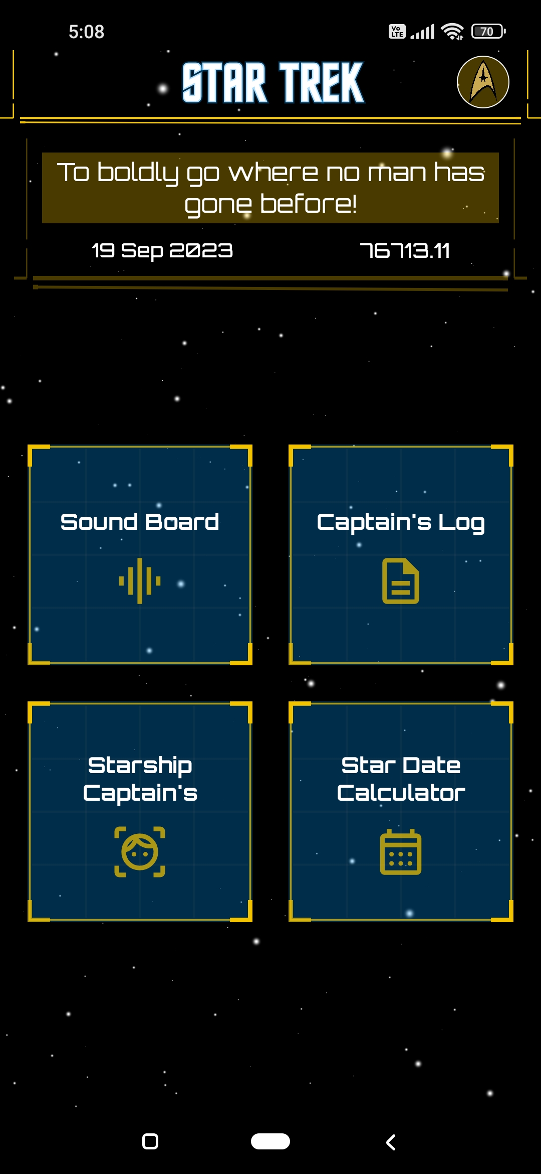 GitHub - Cevik10/CaptainsLogApplication: Captain's Log: Dive into the Star Trek Universe with an ...