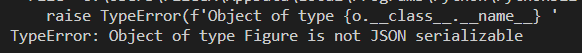 Object Of Type Figure Is Not Json Serializable · Issue 845 · Reflex