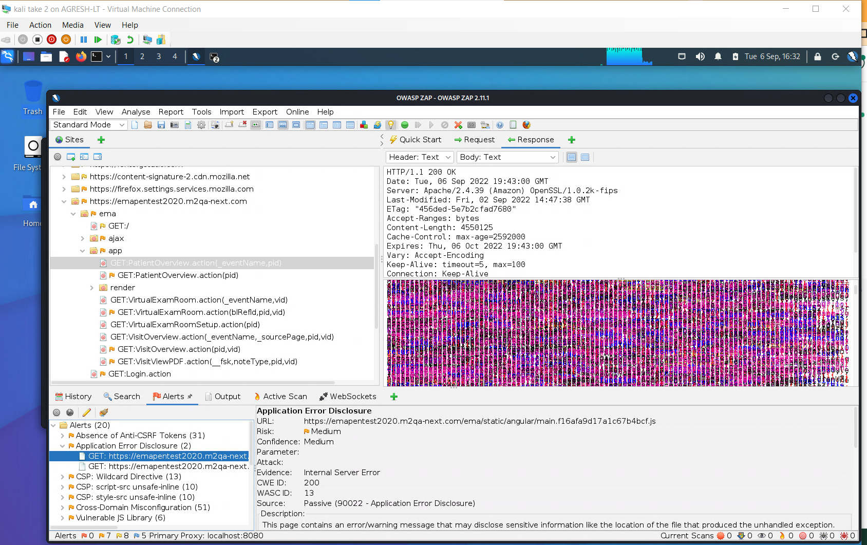 Zap Unresponsive or Crashes entirely with High CPU and Memory Utilization When Selecting Alerts ...