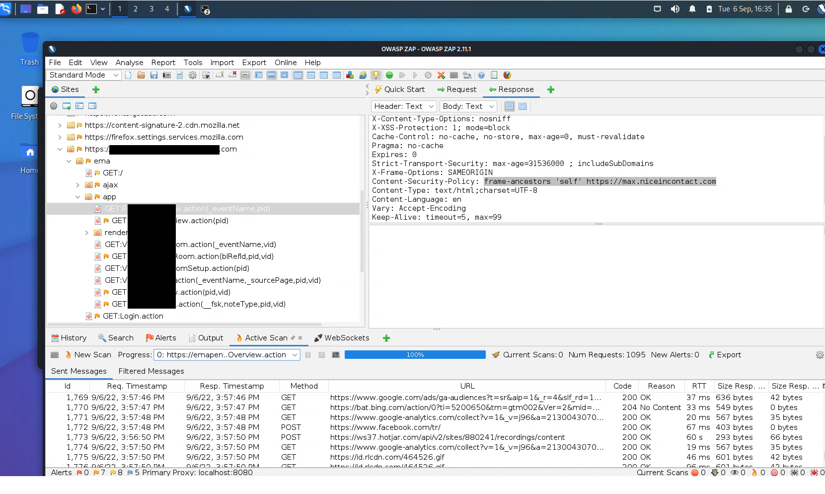 Zap Unresponsive or Crashes entirely with High CPU and Memory Utilization When Selecting Alerts ...