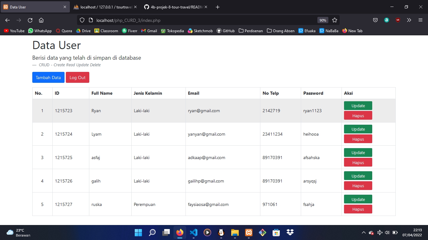 GitHub - Praktikum-PBW/4b-projek-8-tour-travel