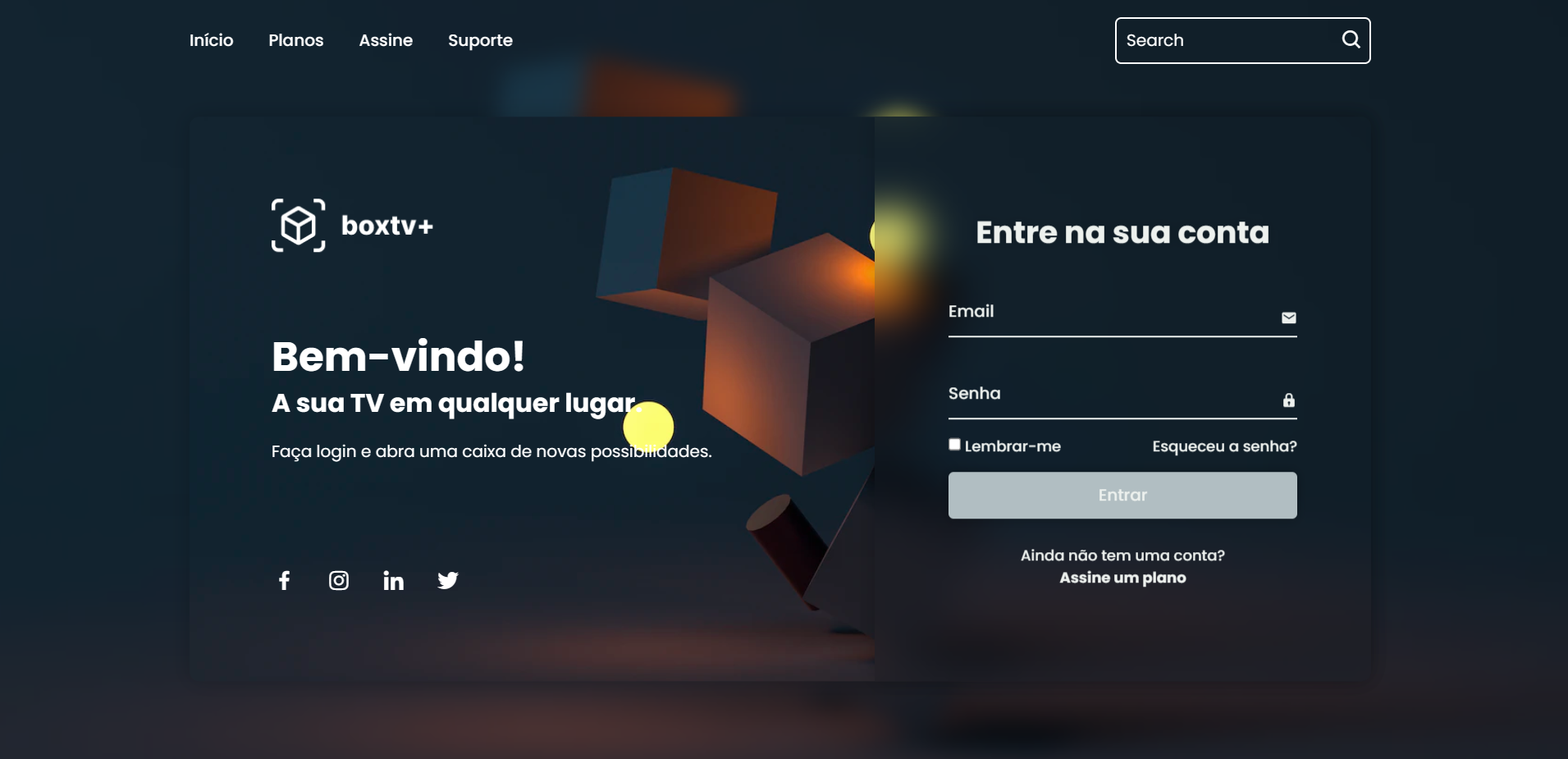 GitHub - igolimaa/box-tv-login: Este é um projeto de página de login para um site fictício ...