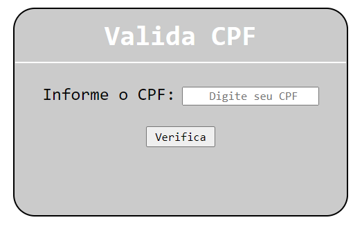 GitHub - guigvd/ValidaCPF: CPF authenticator