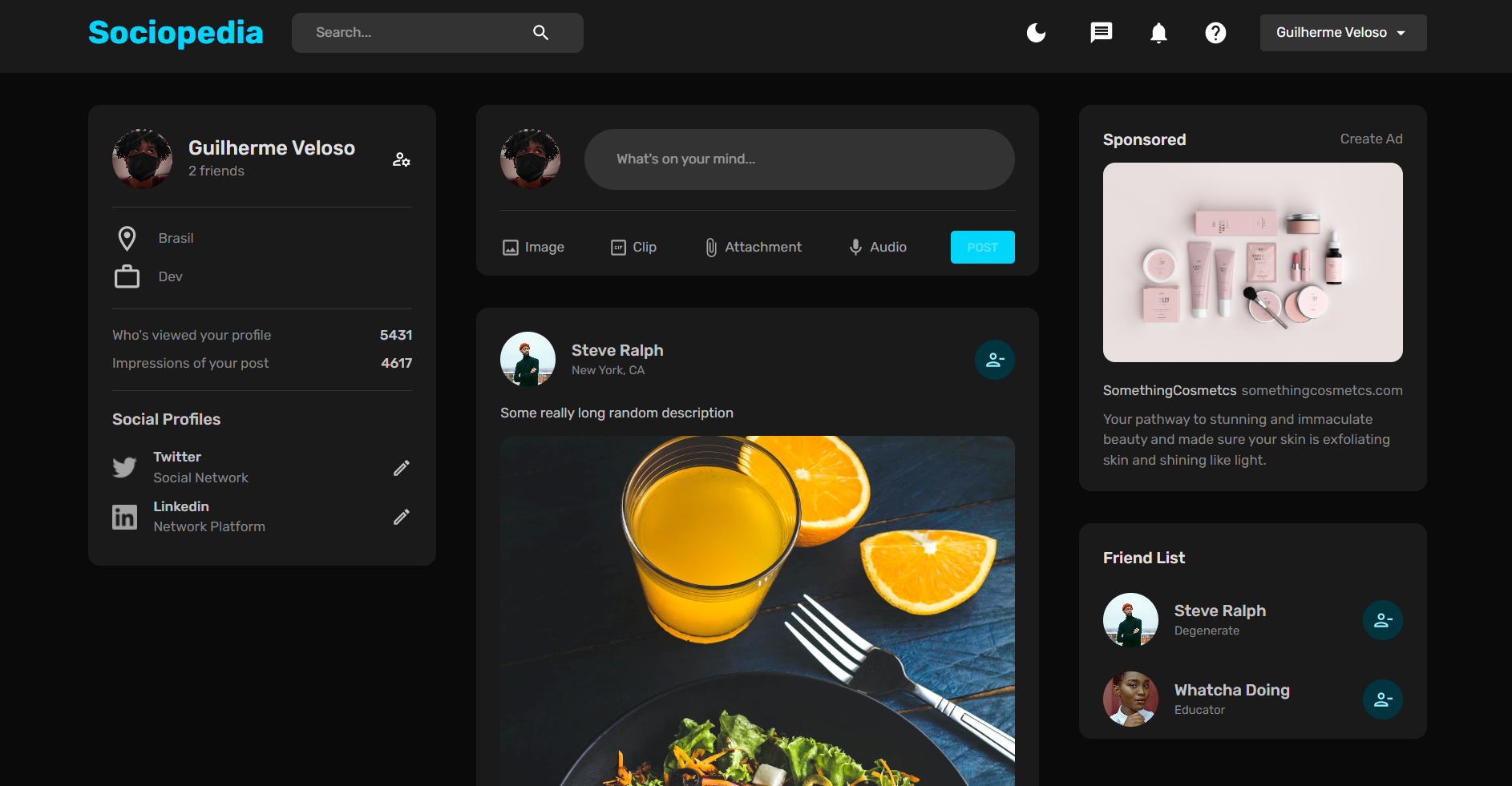 GitHub - guigvd/react-sociopedia