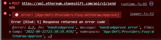 FOX Yieldy withdrawal Approval not working on multi account · Issue #2820 · shapeshift/web · GitHub