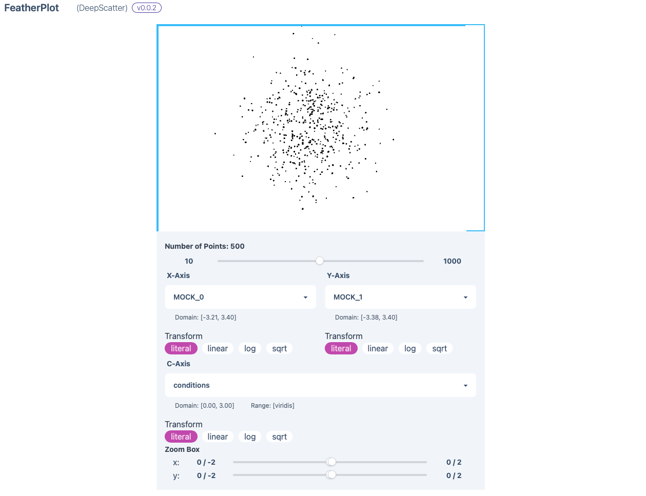 Deepscatter Review from an end-user and developer (usage, recommendations, feature requests ...
