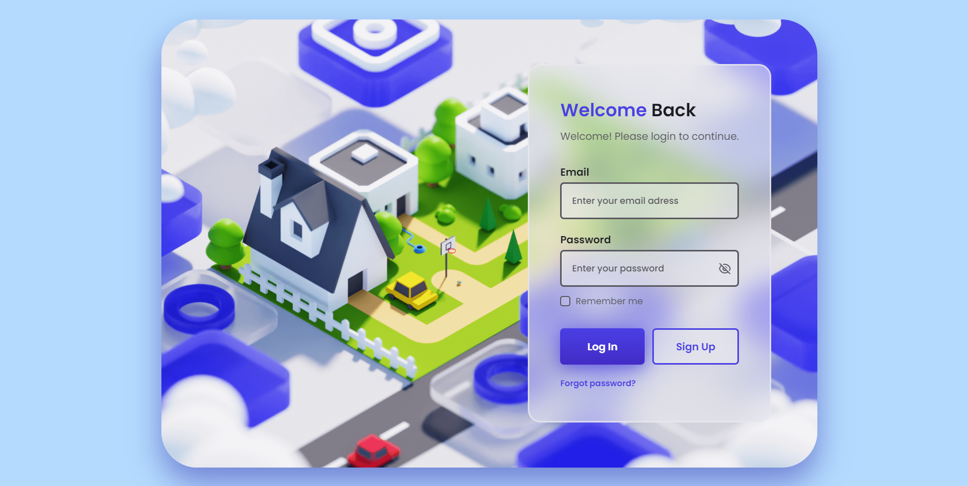 GitHub - huseyinaydinn/Glass-login-form-main