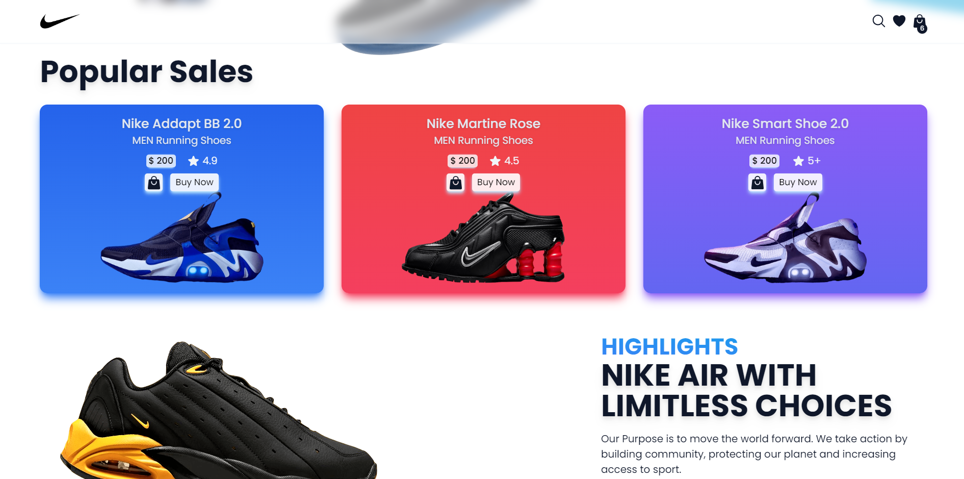 GitHub - huseyinaydinn/Nike-Store-Website