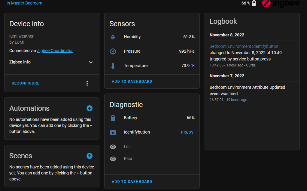 ZHA Zigbee lumi.weather devices - should I be seeing LQI and RSSI? · Issue #81797 · home ...