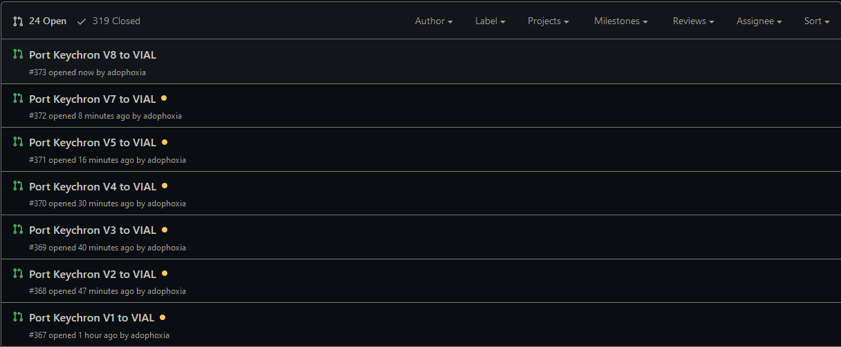 V Series Support? · Issue #4 · adophoxia/VIAL-for-Keychron · GitHub