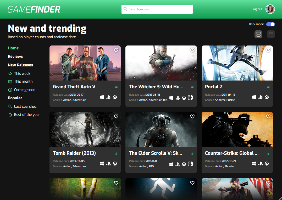 GitHub - mariana-mma/AltimetrikGameFinderApp: Final project of ...