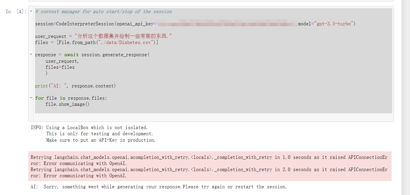 Ai Sorry Something Went While Generating Your Response Please Try Again Or Restart The Session