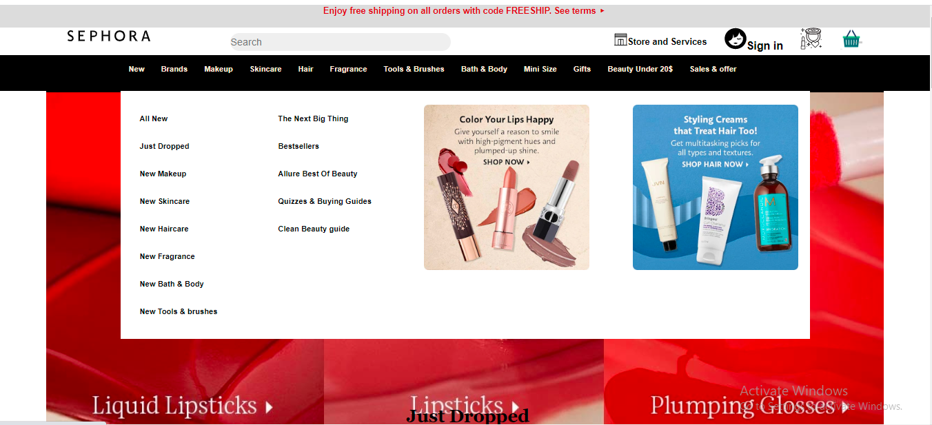 GitHub - Monicapriya/Sephora-website-clone: Clone of an e-commerce website to buy cosmetic ...