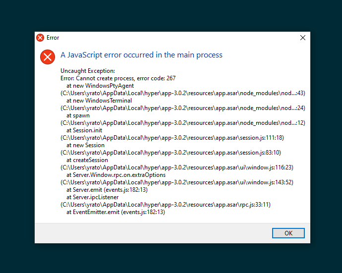 Hyper relies on Nodejs installed on windows, but uses node from WSL and fails · Issue #4403 ...