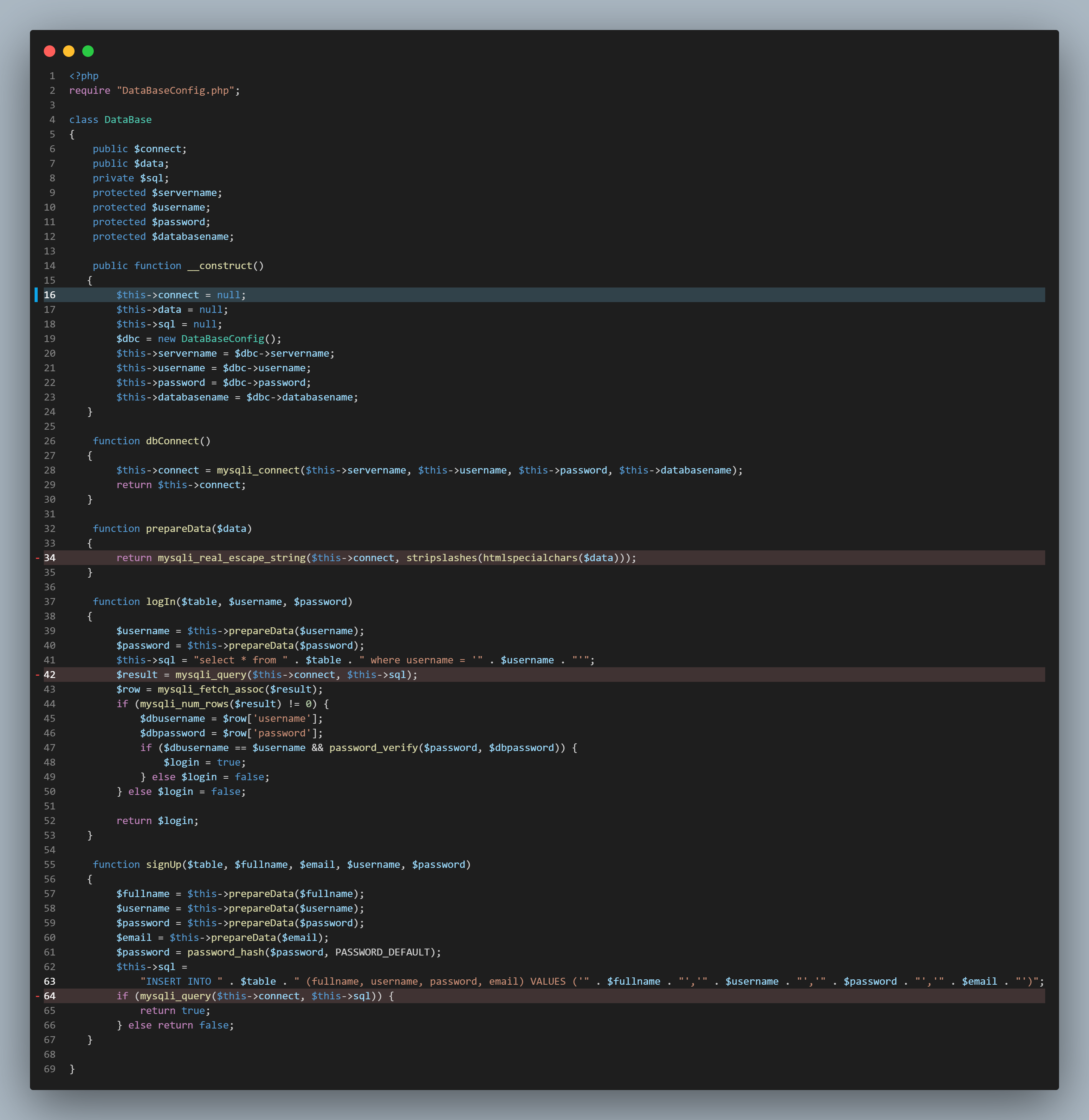 Expected Type Mysqli Found Null · Issue 4 · Vishnusivadasvs