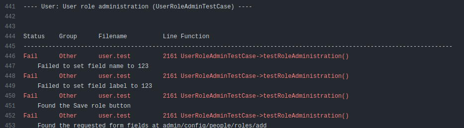 Fix the display of test failure output in GitHub Actions · Issue #5236 ...