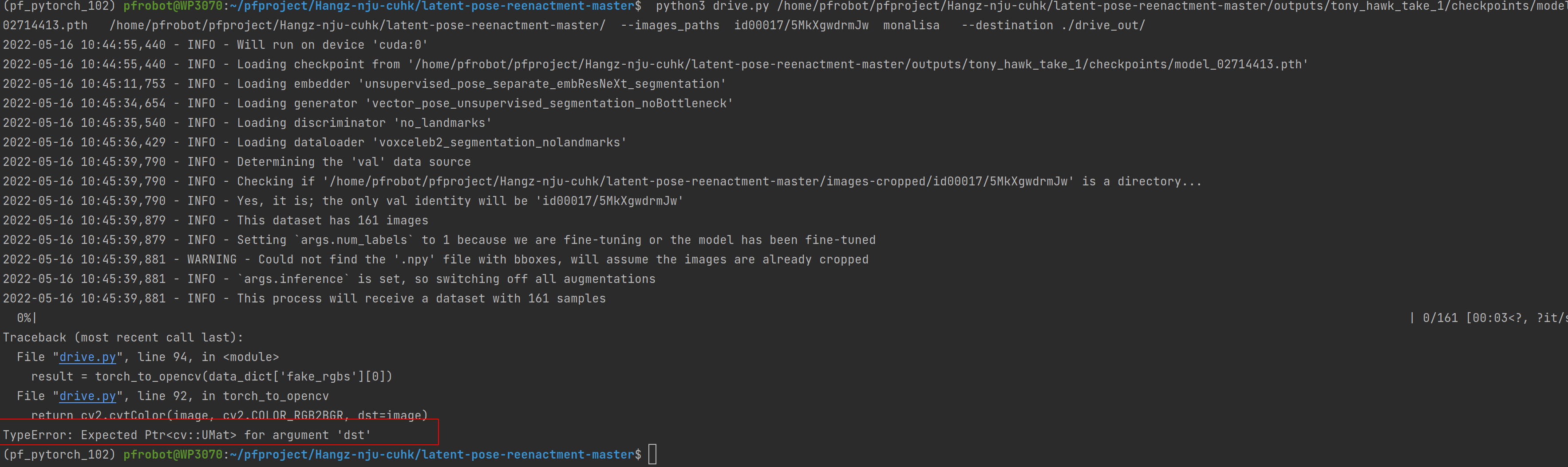 How can I see the effect of this code running. · Issue #38 · shrubb/latent-pose-reenactment · GitHub