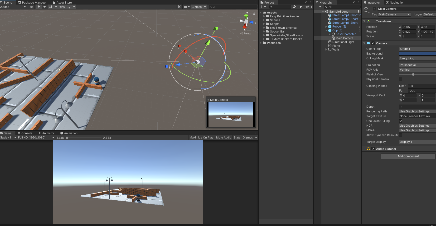 GitHub - oktaytezcan/PoliceRubber: Artificial intelligence example that ı made in unity