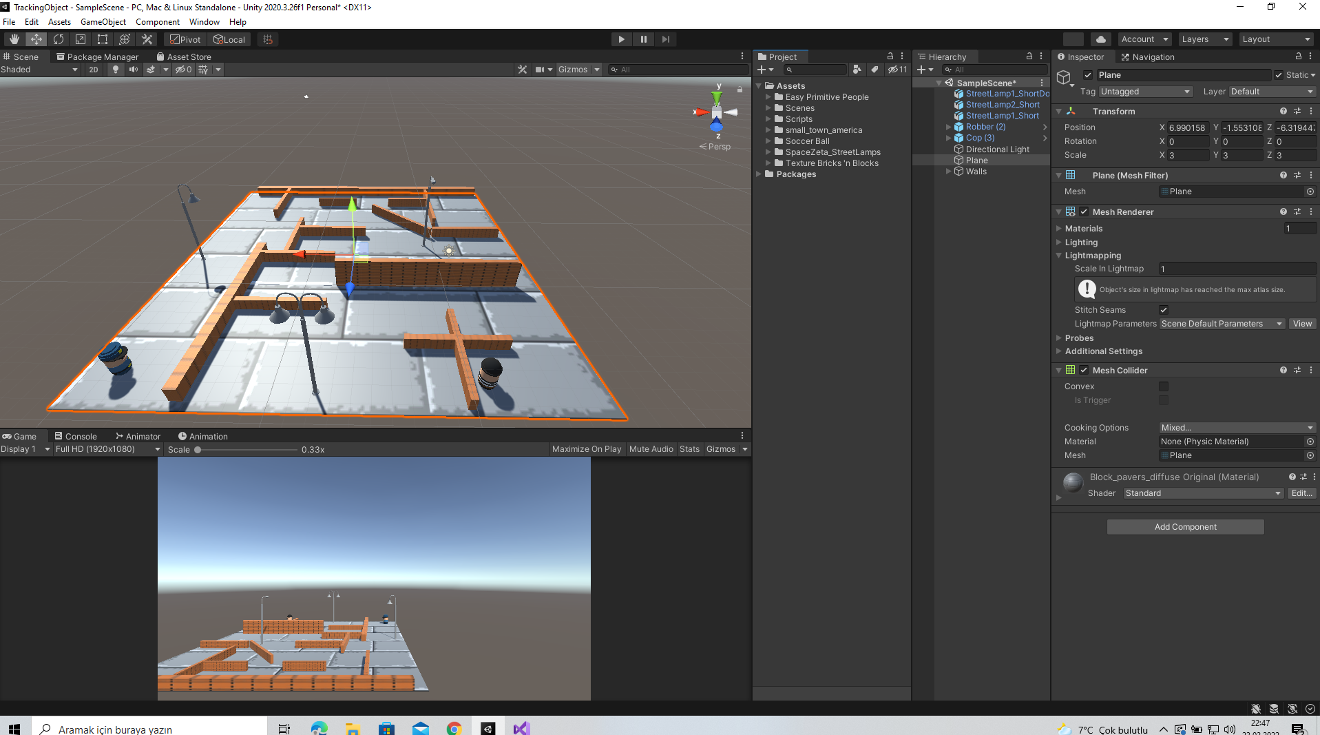 GitHub - oktaytezcan/PoliceRubber: Artificial intelligence example that ı made in unity