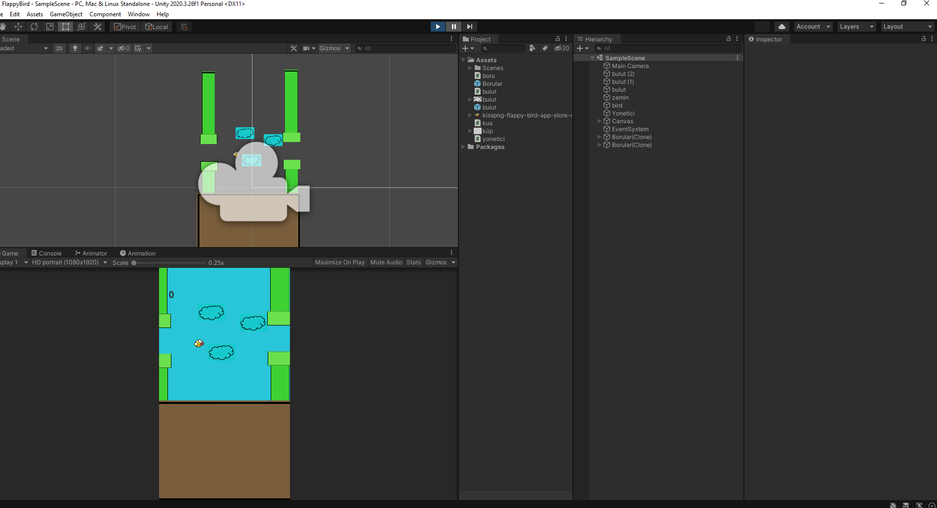 GitHub - oktaytezcan/2dFlappyBird: Such a basic but fun 2d game that ı inspire from the original ...