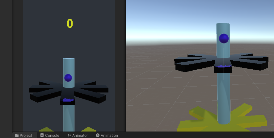 GitHub - oktaytezcan/HelixJump: Similar 3d HelixJump game ı made.
