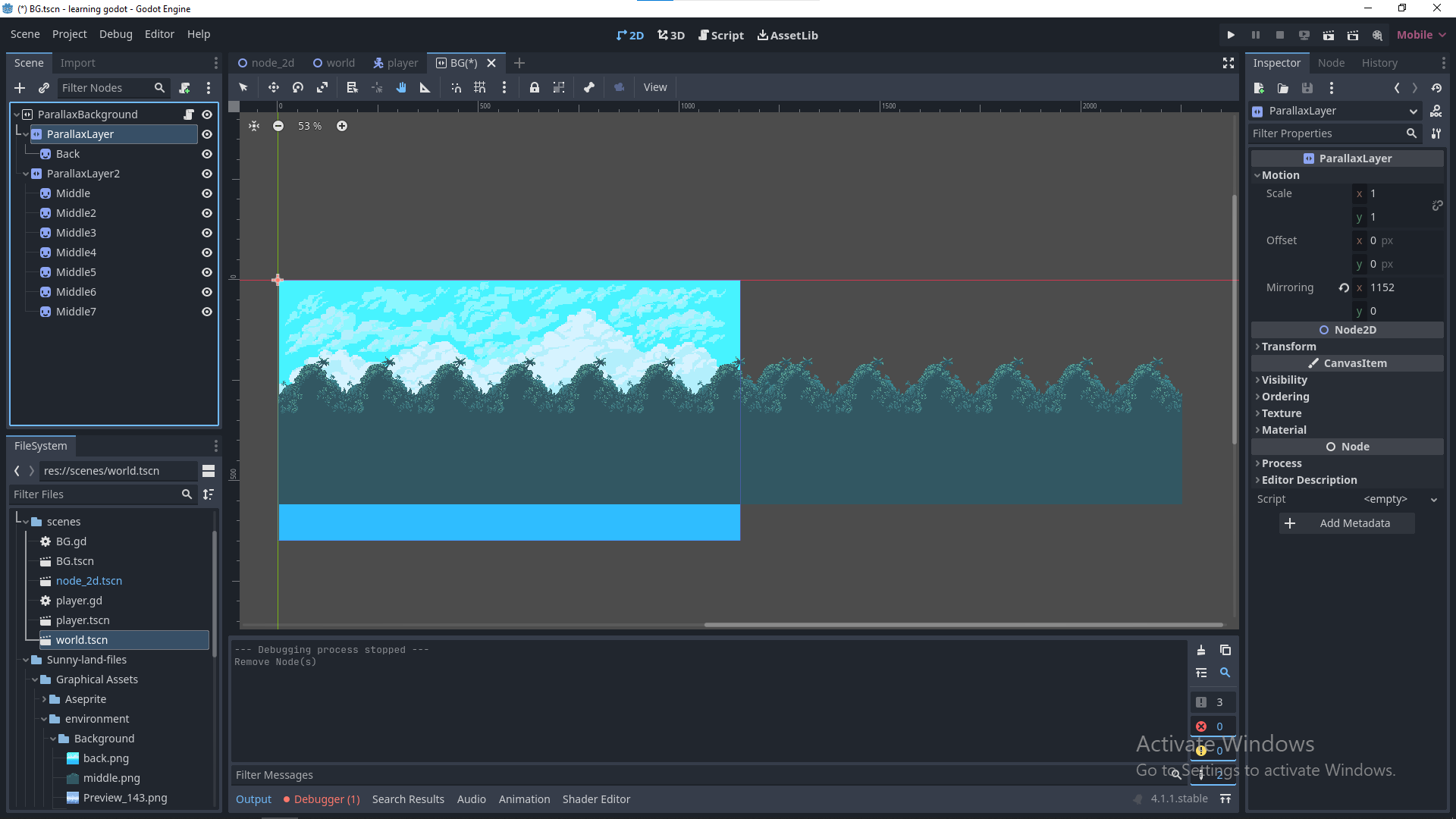 Issue With Parallax Layers And Mirroring · Issue 82380 · Godotenginegodot · Github