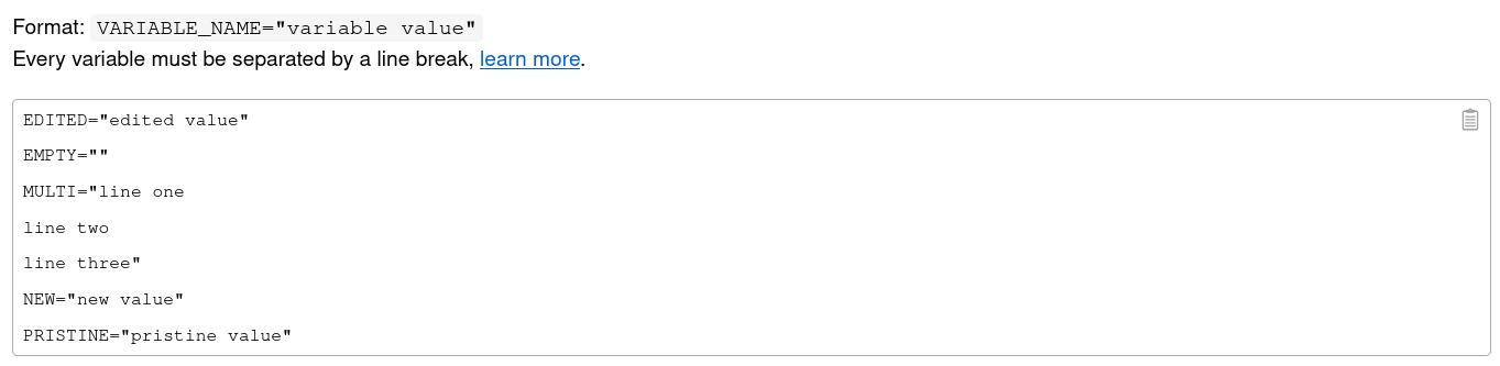 Cc Env Var Editor Provide Visible Label · Issue 560 · Clevercloud