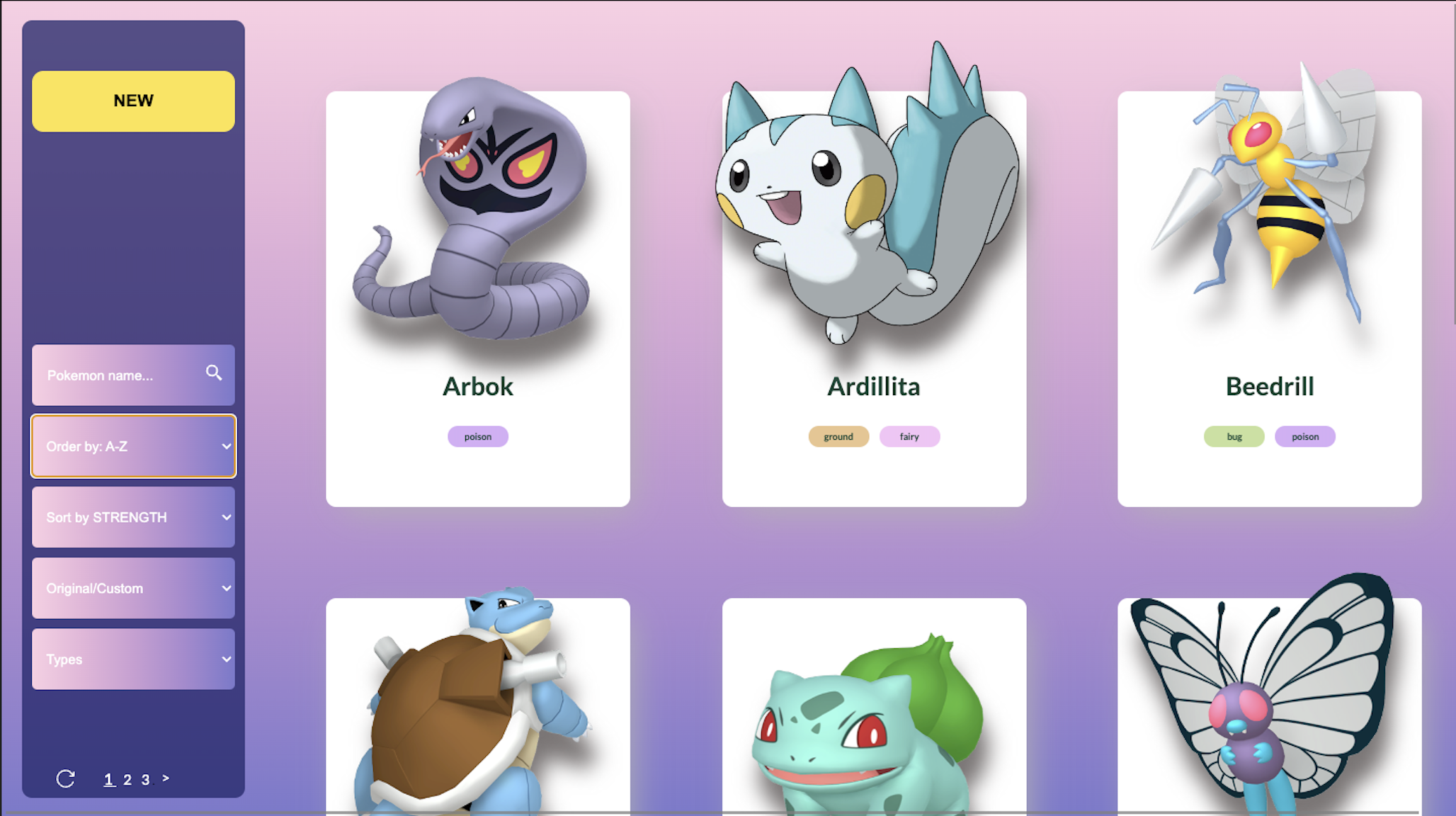 GitHub - pcelman/Pokemon-front