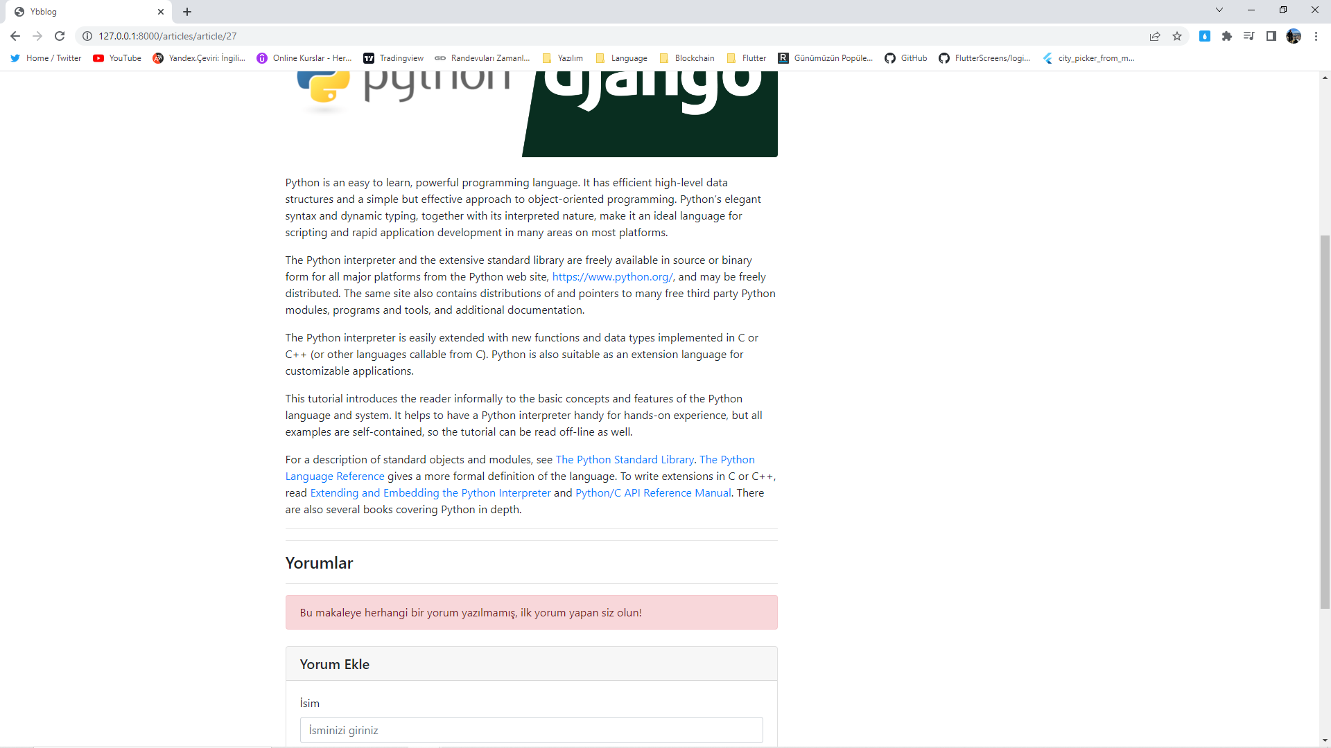 GitHub - frkntopal/django2