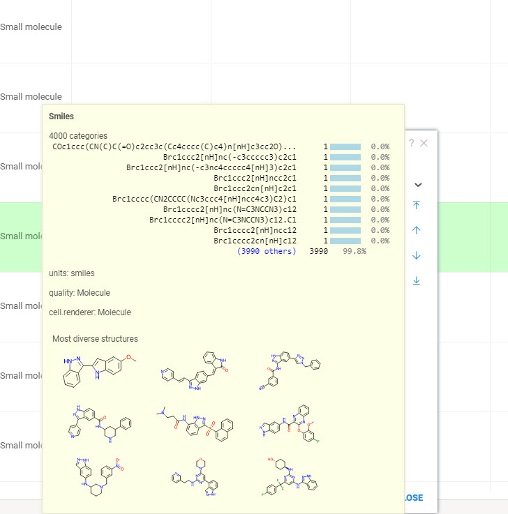 Order Or Hide Columns Menu The Structure Tooltip Hides The Column Selection Dialog Box From The