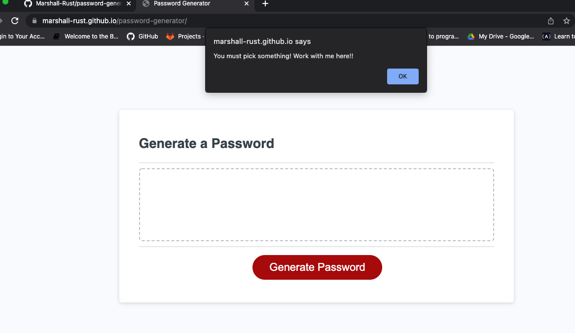 GitHub - Marshall-Rust/password-generator: homework for week 3 ...