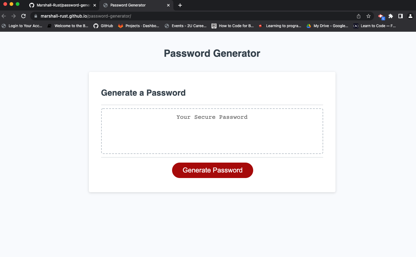 GitHub - Marshall-Rust/password-generator: homework for week 3 ...