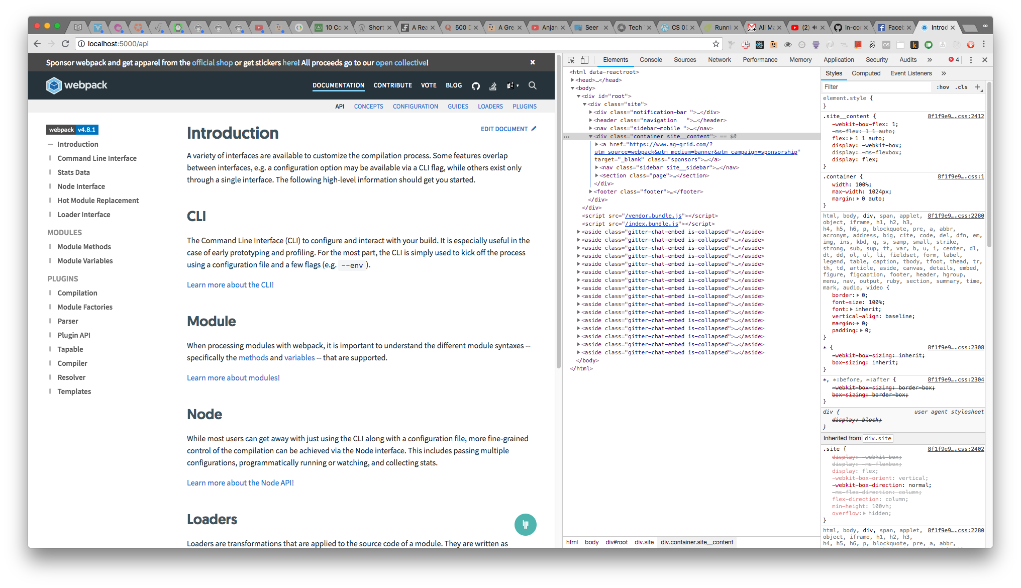 Gitter widget · Issue #2131 · webpack/webpack.js.org · GitHub