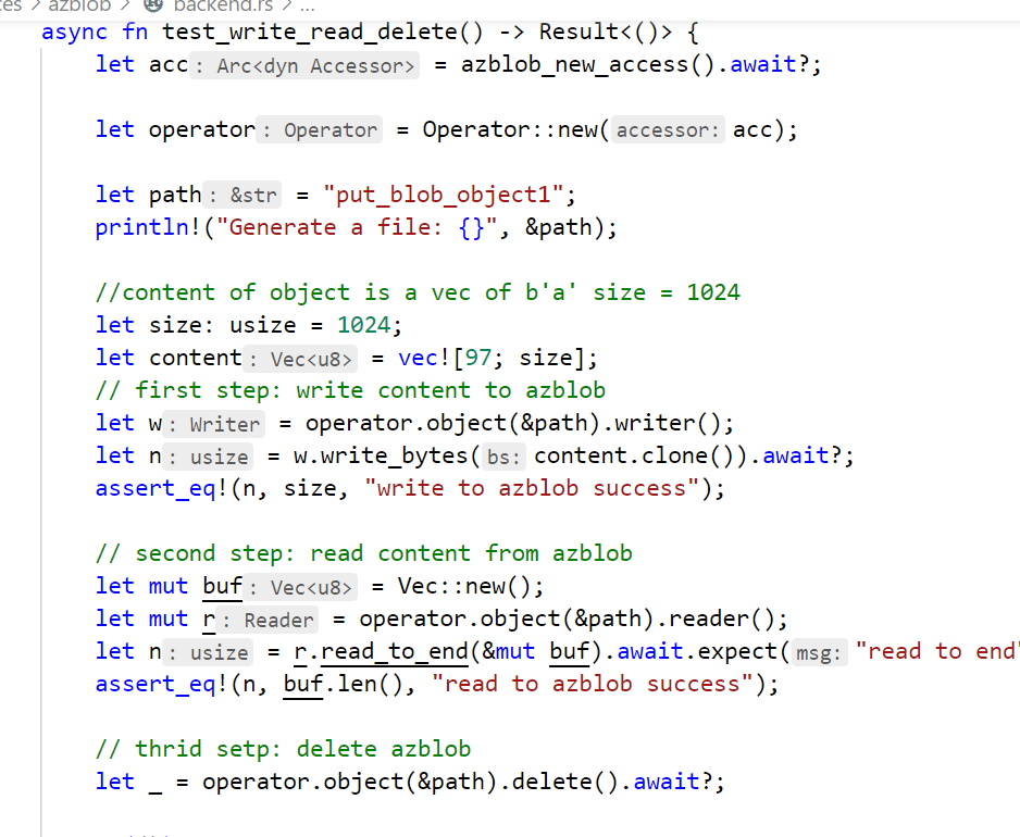 Implement azblob support · Issue #6 · apache/opendal · GitHub