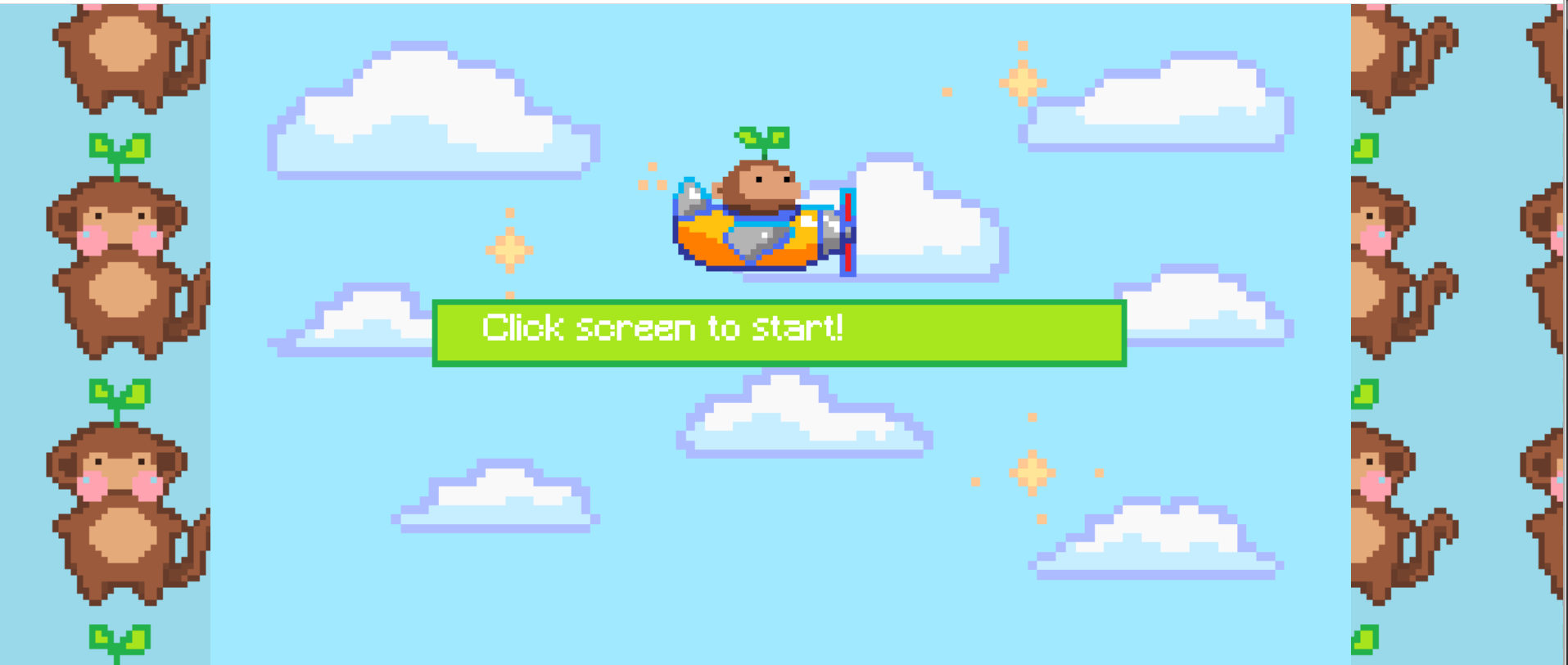 GitHub - mandyschen/MonkeyManeuver: Navigate a monkey pilot in this classic dodge-the-obstacles ...