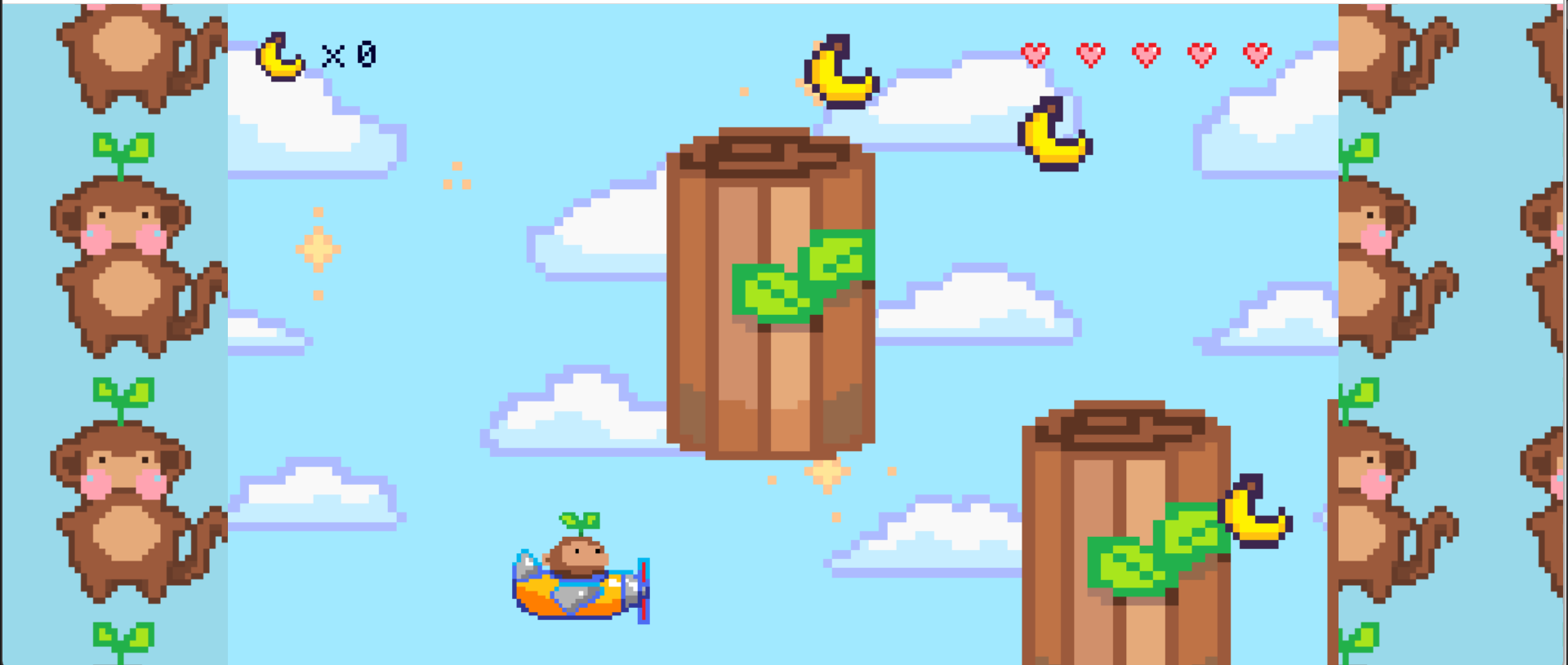 GitHub - mandyschen/MonkeyManeuver: Navigate a monkey pilot in this classic dodge-the-obstacles ...